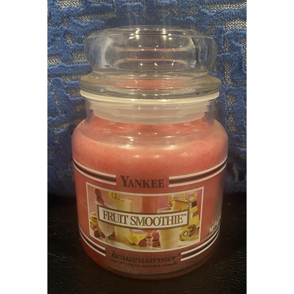Yankee Candle | Accents | Yankee Candle Fruit Smoothie Medium Jar Black ...